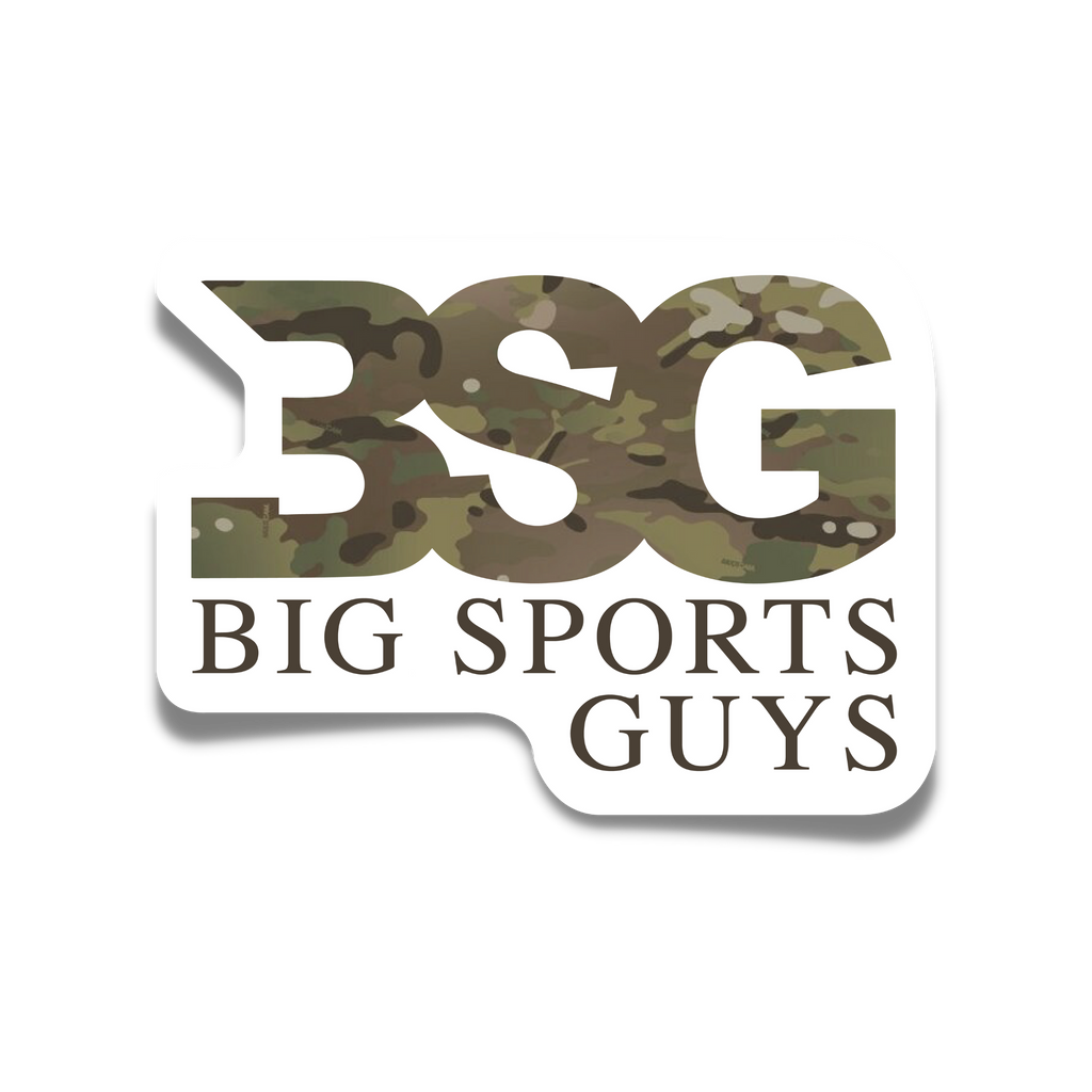 BSG Multicam Sticker – Big Sports Guys